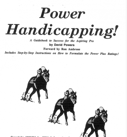 Power Handicapping, A Guide to the Aspiring Pro, Parts 1 & 2! Ebook ...