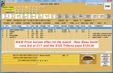Denny Nash’s WATCH & WIN!! NOW, for the 1st Time, On Software!! ‘One of ...