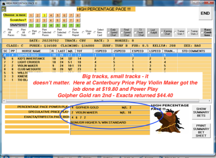 The Intricacies of Professional Pace Play Made Easy!! NEW~~ THE HIGH ...