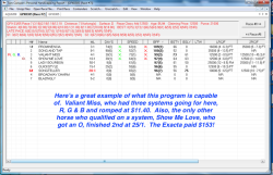 New!! Tom Console’s Personal Handicapping 2.0 Report Software Program ...