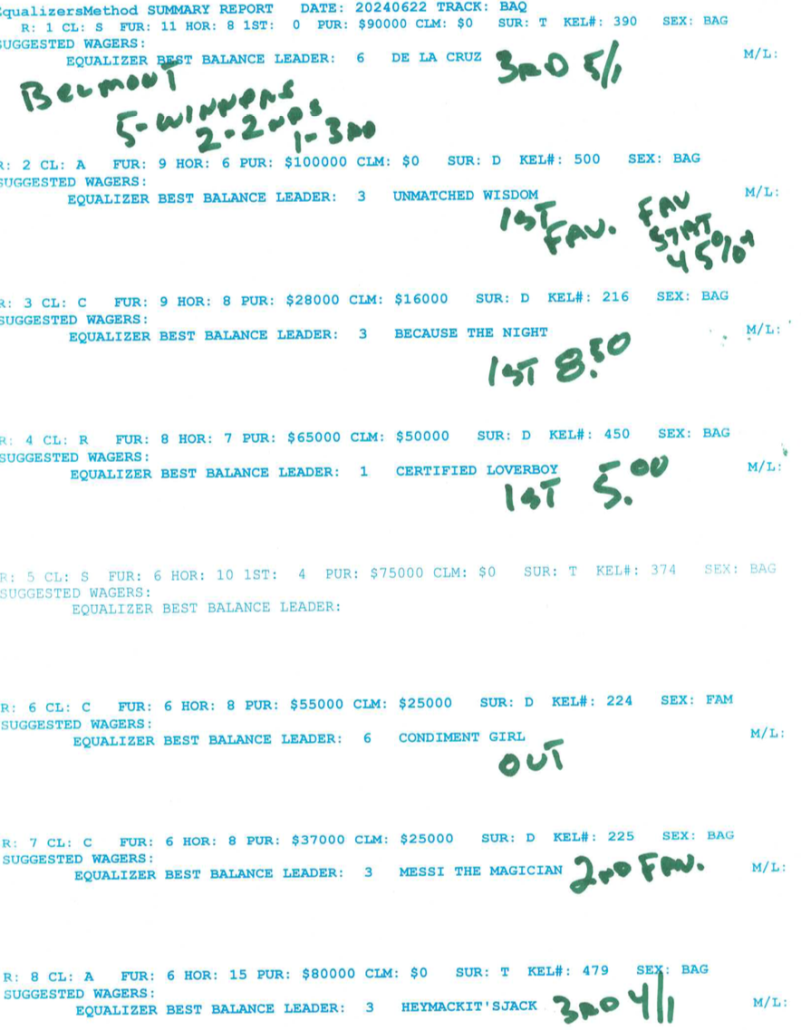Mark Graydon’s The EQUALIZER Balance-Sensitive SPEED/PACE Software ...